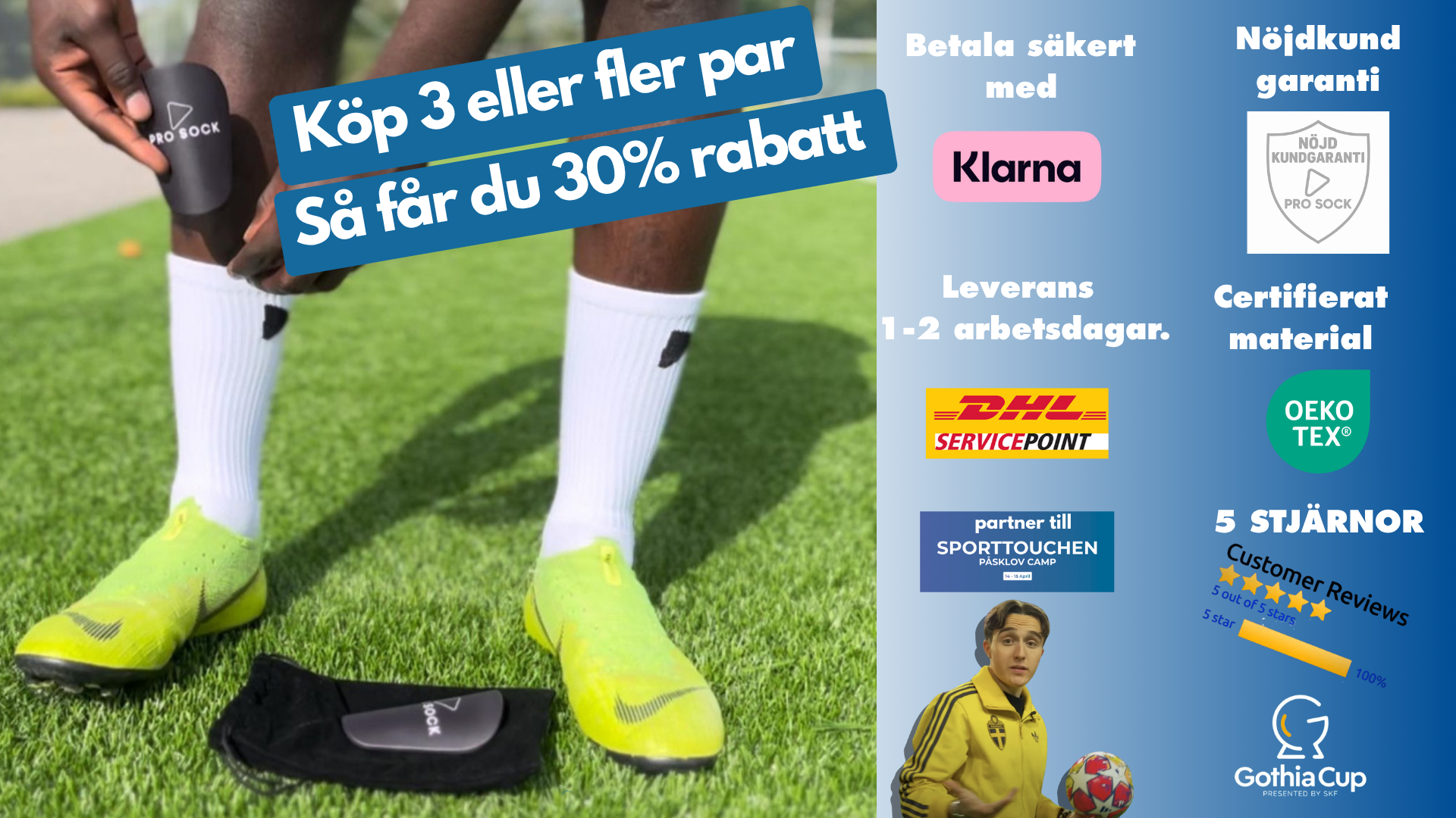 Prosock - den ultimata skillsock strumpan för alla sporter – Pro Sock